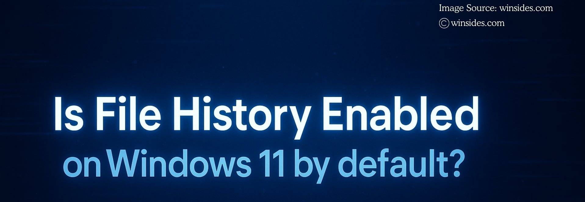 How to Turn On File History in Windows 11 Using Control Panel ...