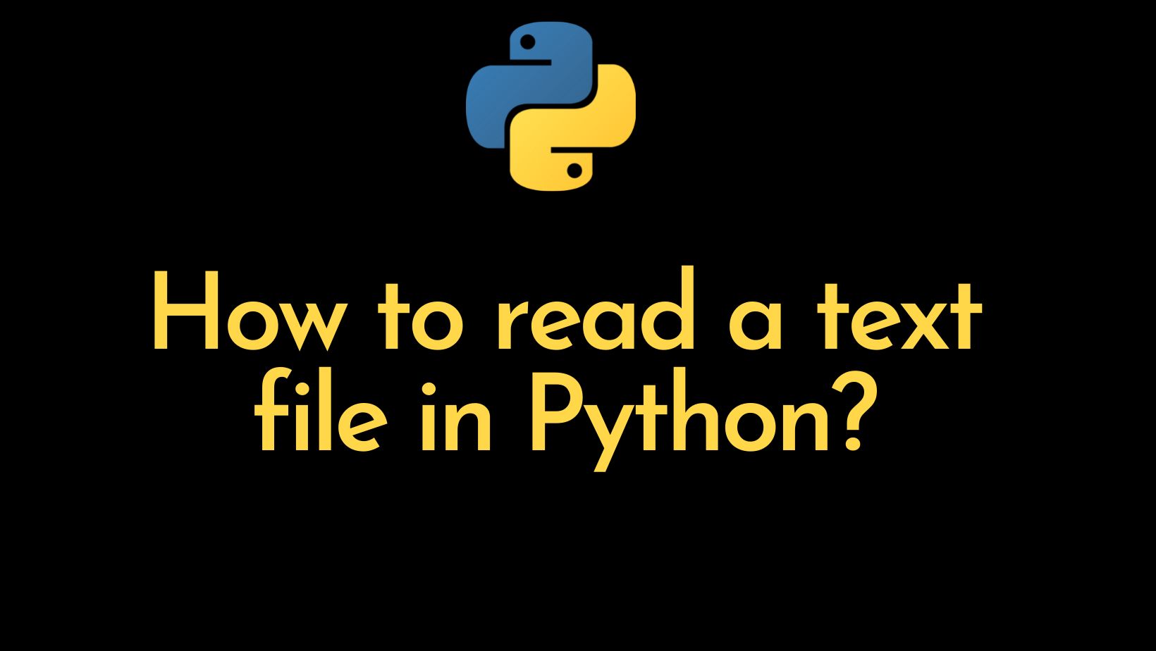How To Read Text File In Python HackerNoon