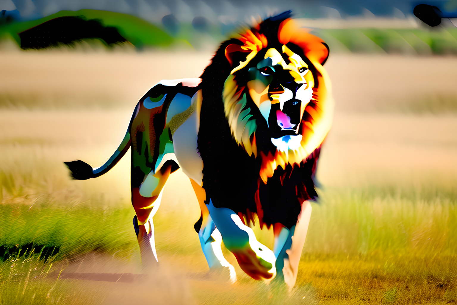 "a lion roaring" | HackerNoon