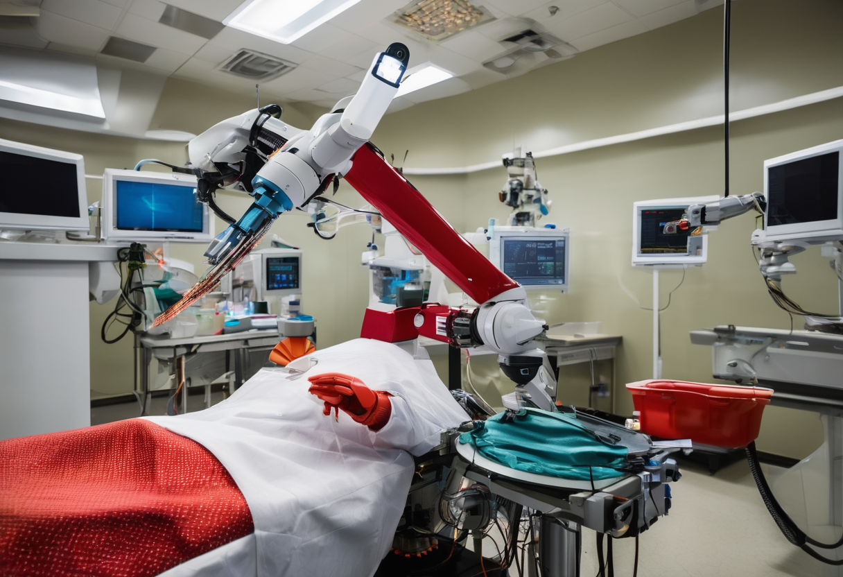 "a robot performing brain surgery" | HackerNoon