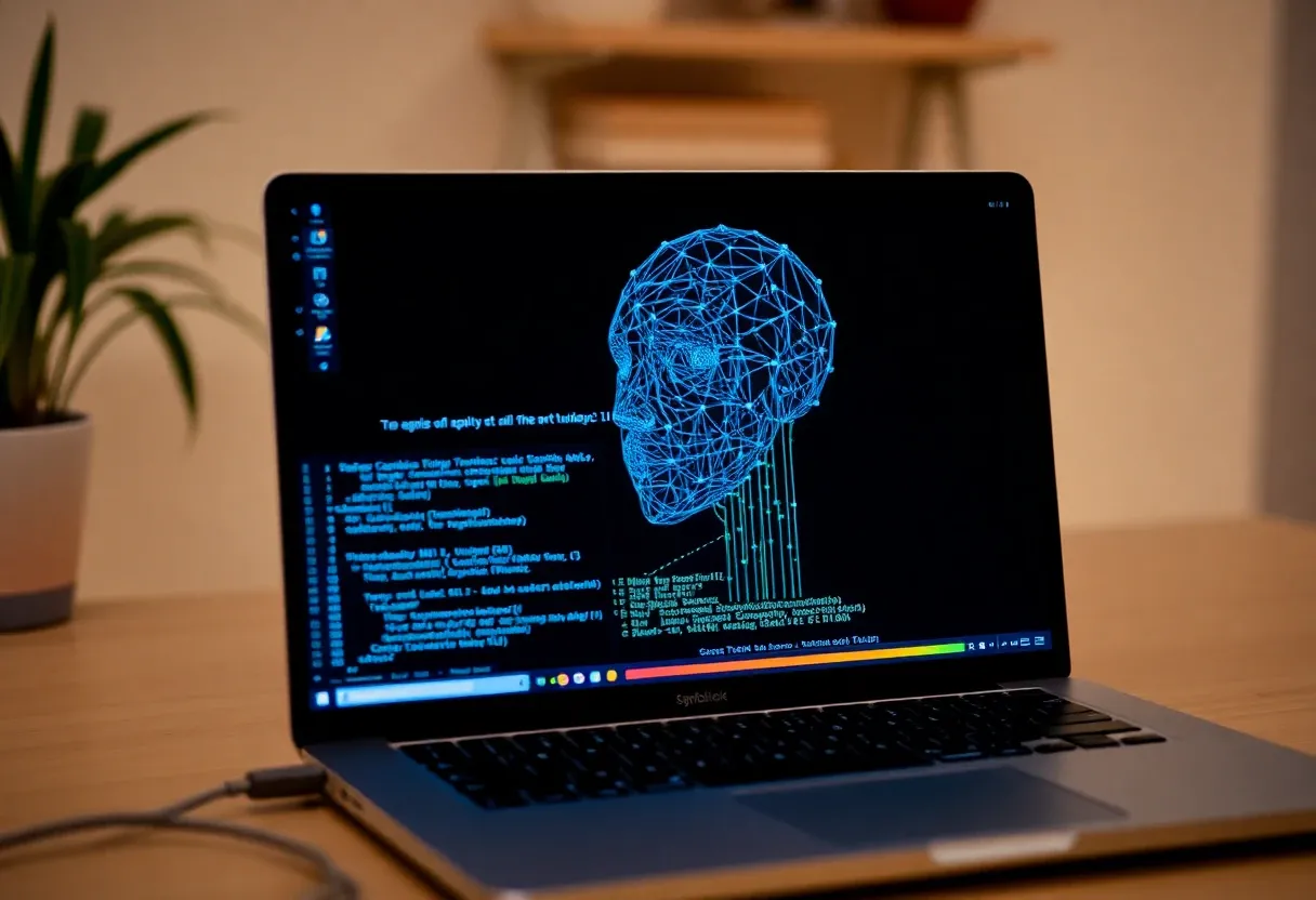 Ai Algorithm On A Laptop Screen Hackernoon