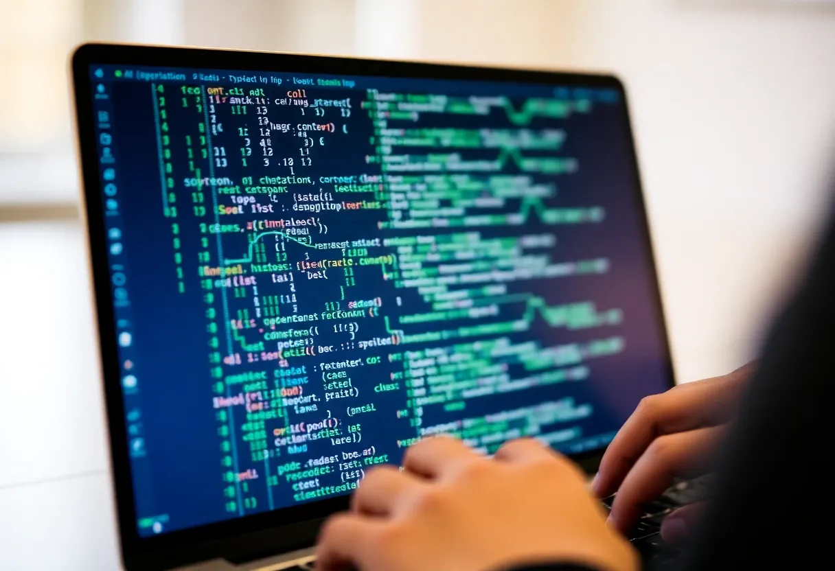 Ai Algorithm On A Laptop Screen Hackernoon