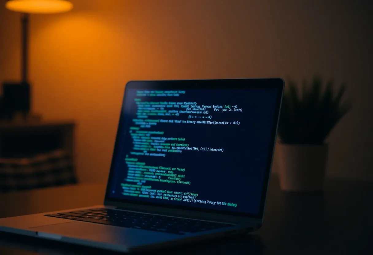 Ai Algorithm On A Laptop Screen Hackernoon