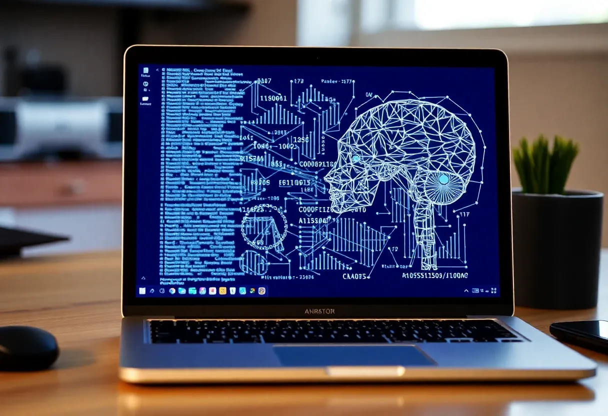 Ai Algorithm On A Laptop Screen Hackernoon