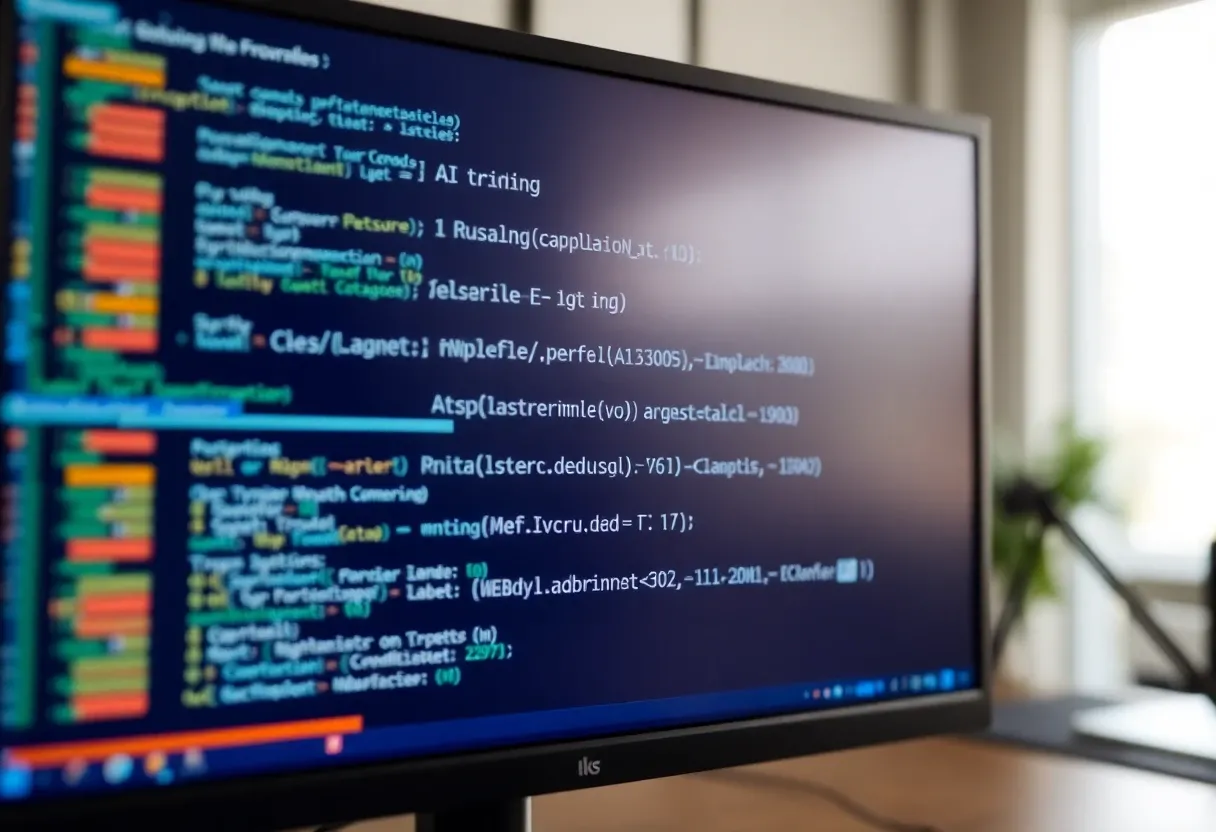 "ai model training algorithms on a screen" | HackerNoon