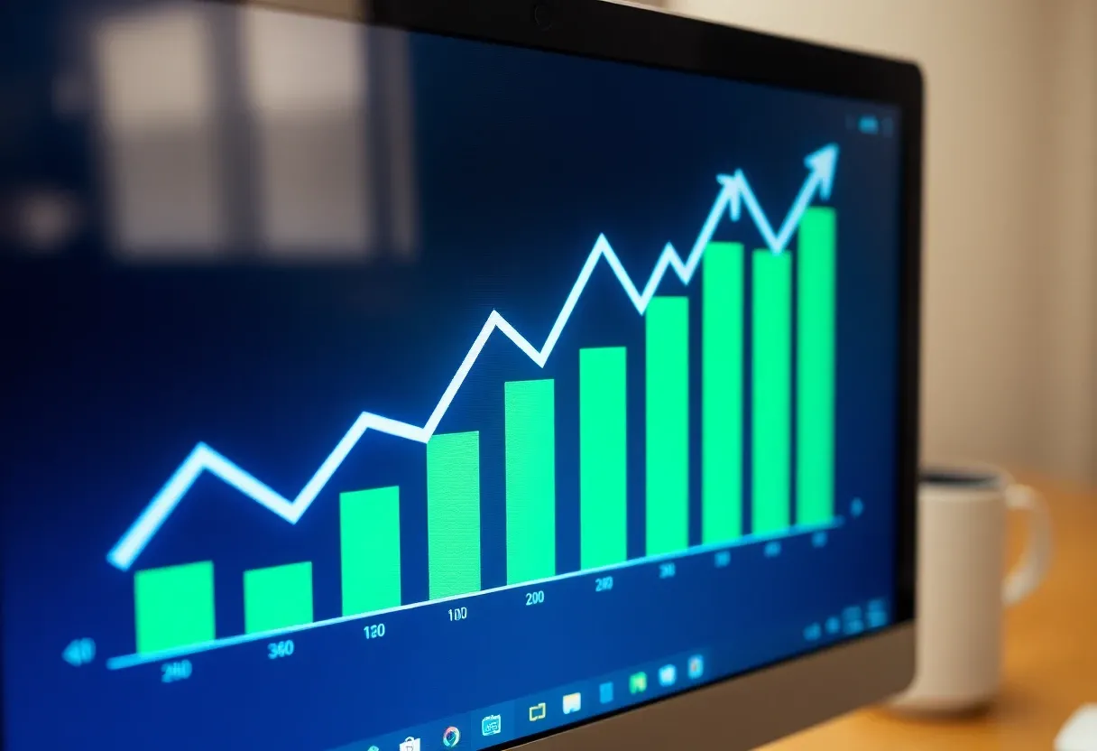 "an economic inflation model on a computer screen" | HackerNoon