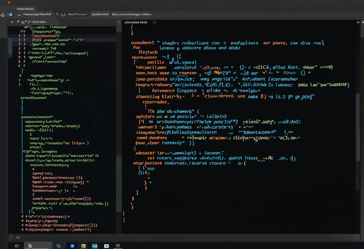 "black background, coding style, sql python llm" | HackerNoon
