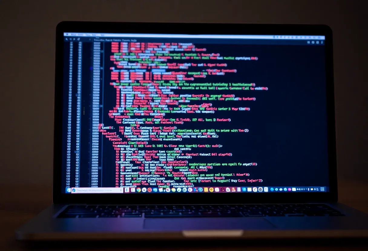 "complex algorithm on a laptop screen" | HackerNoon