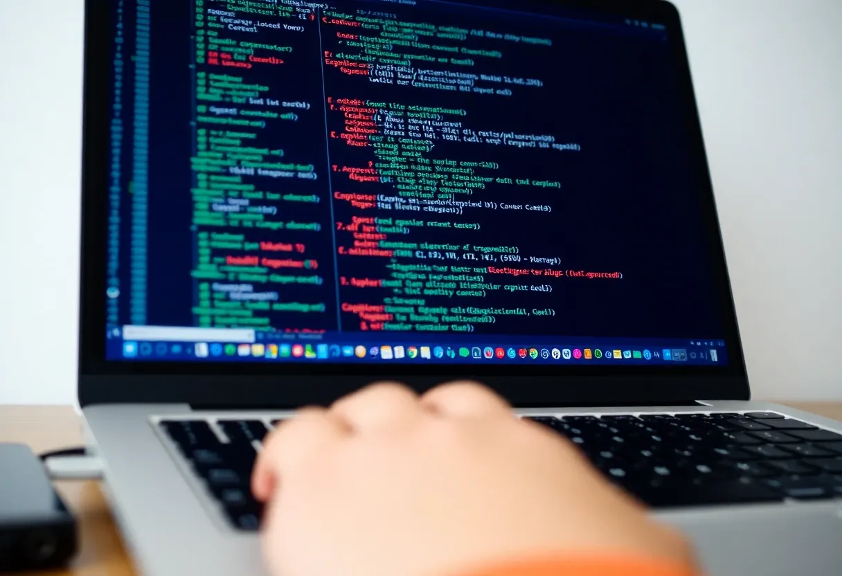 "complex algorithm on a laptop screen" | HackerNoon