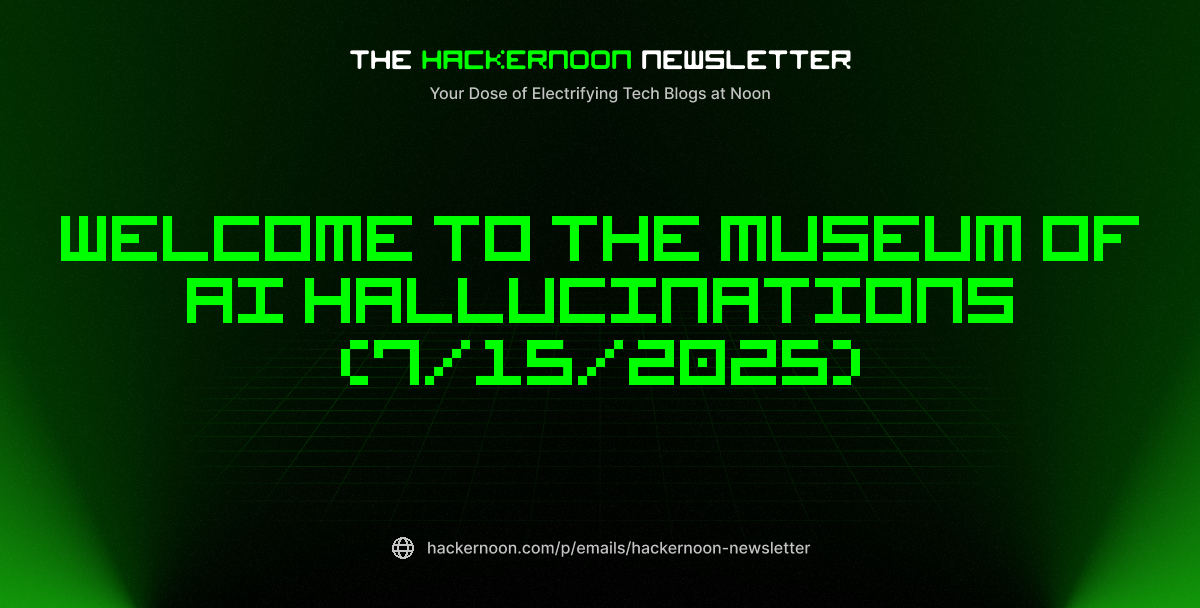The HackerNoon Newsletter: Welcome to the Museum of AI Hallucinations (7/15/2025) | HackerNoon