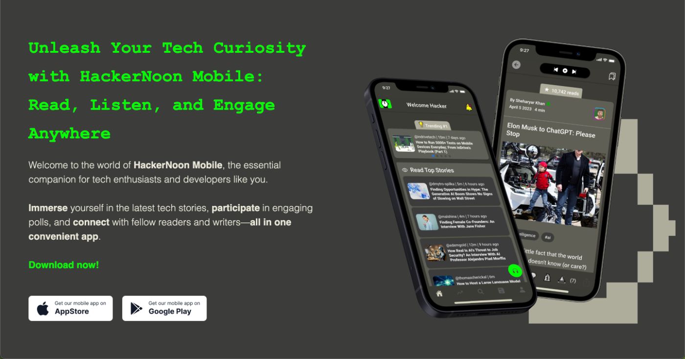 Download Hackernoon Mobile App Hackernoon