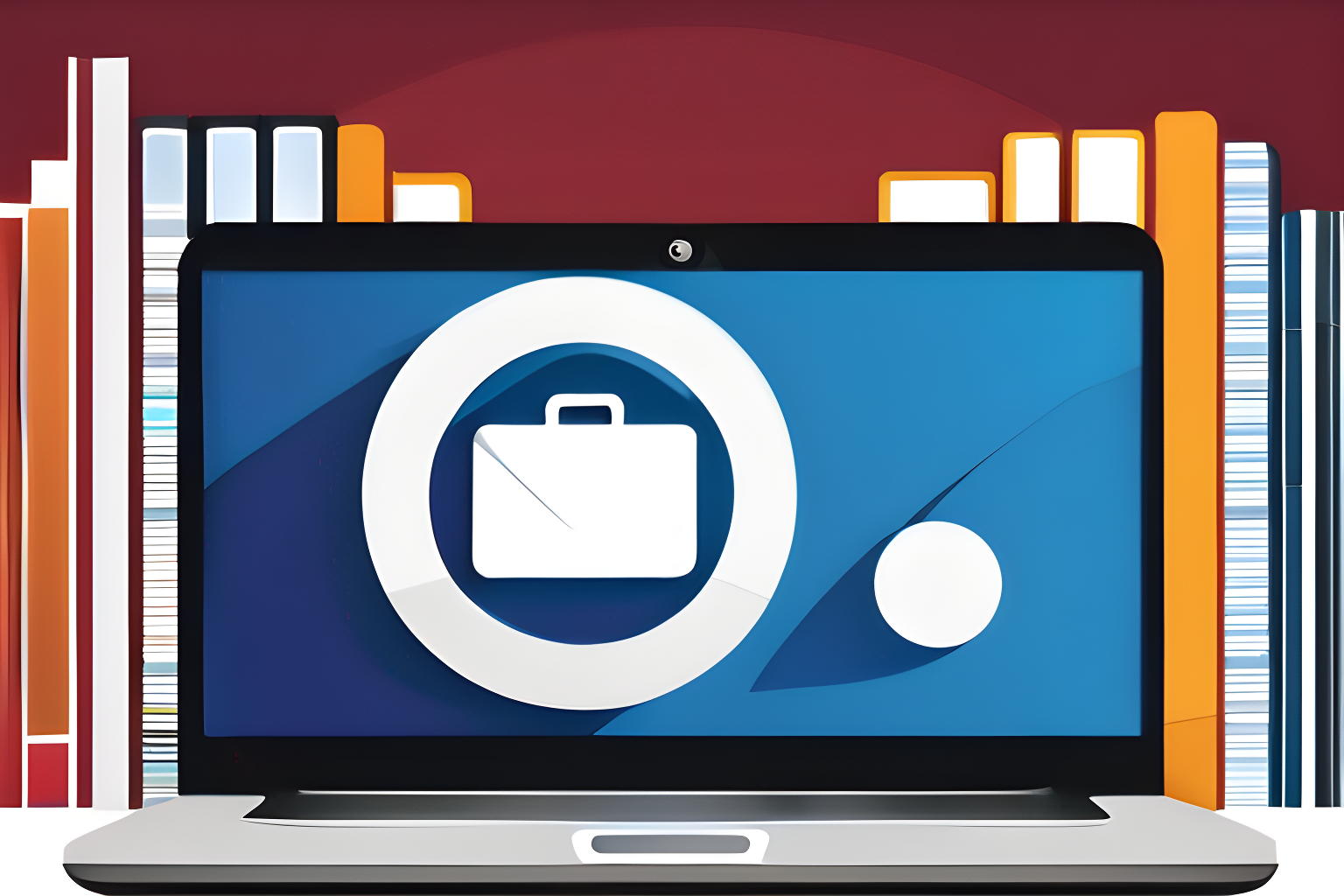 "laptop displaying the universal privacy symbol." | HackerNoon