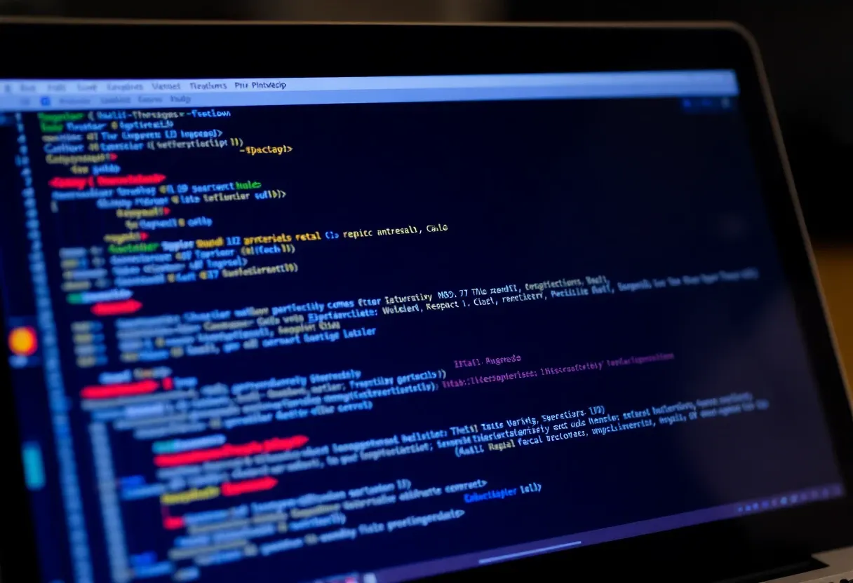 "lines of code on a laptop screen" | HackerNoon