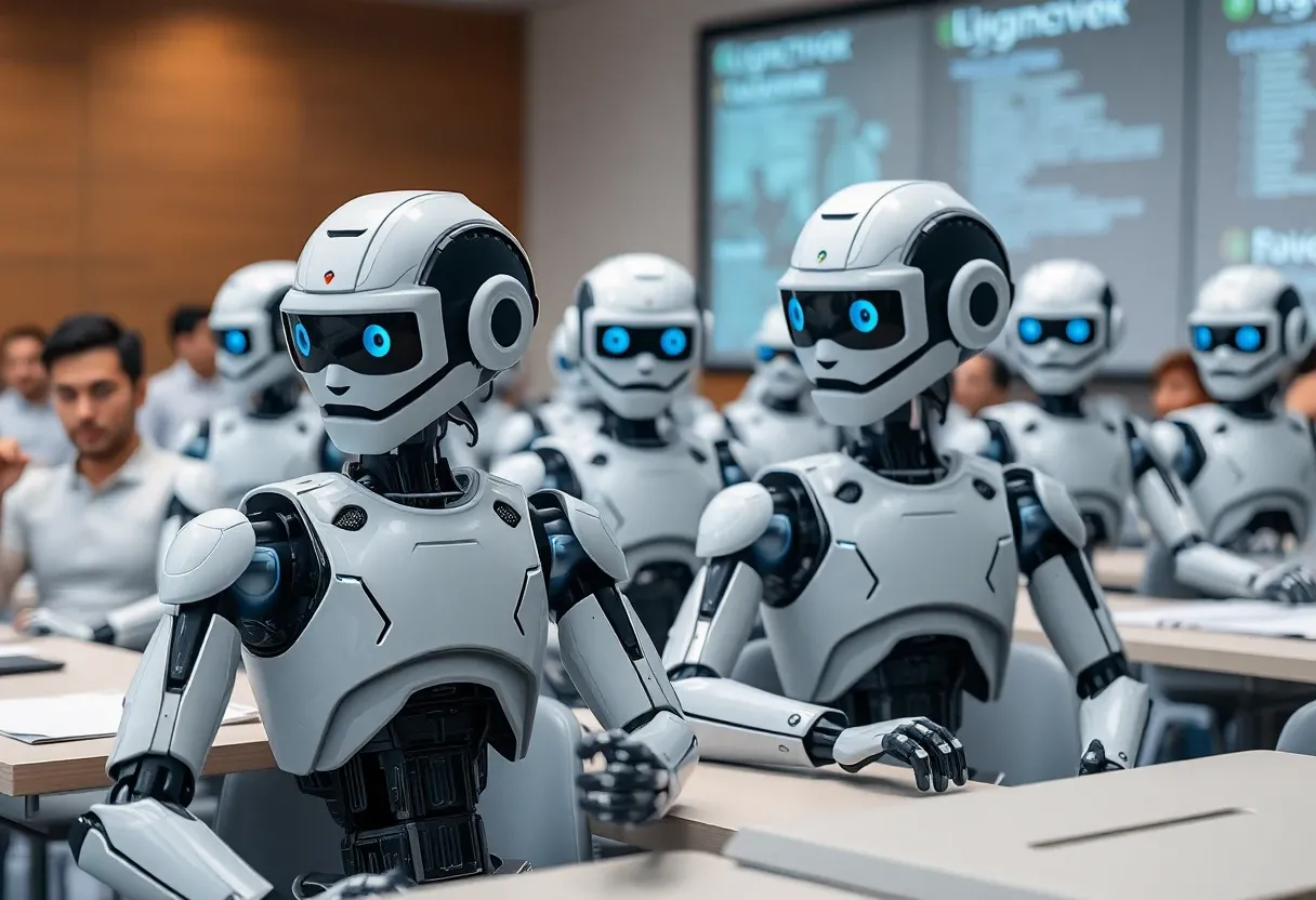 "robots paying attention in class" | HackerNoon