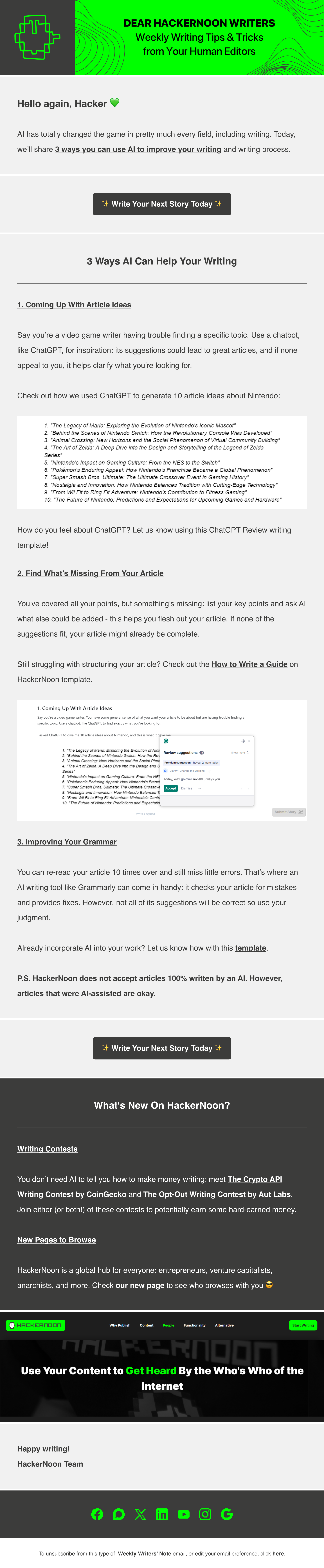Tech News Revamped 🗞️ Learn Everything About Hackernoons New Emails 3273